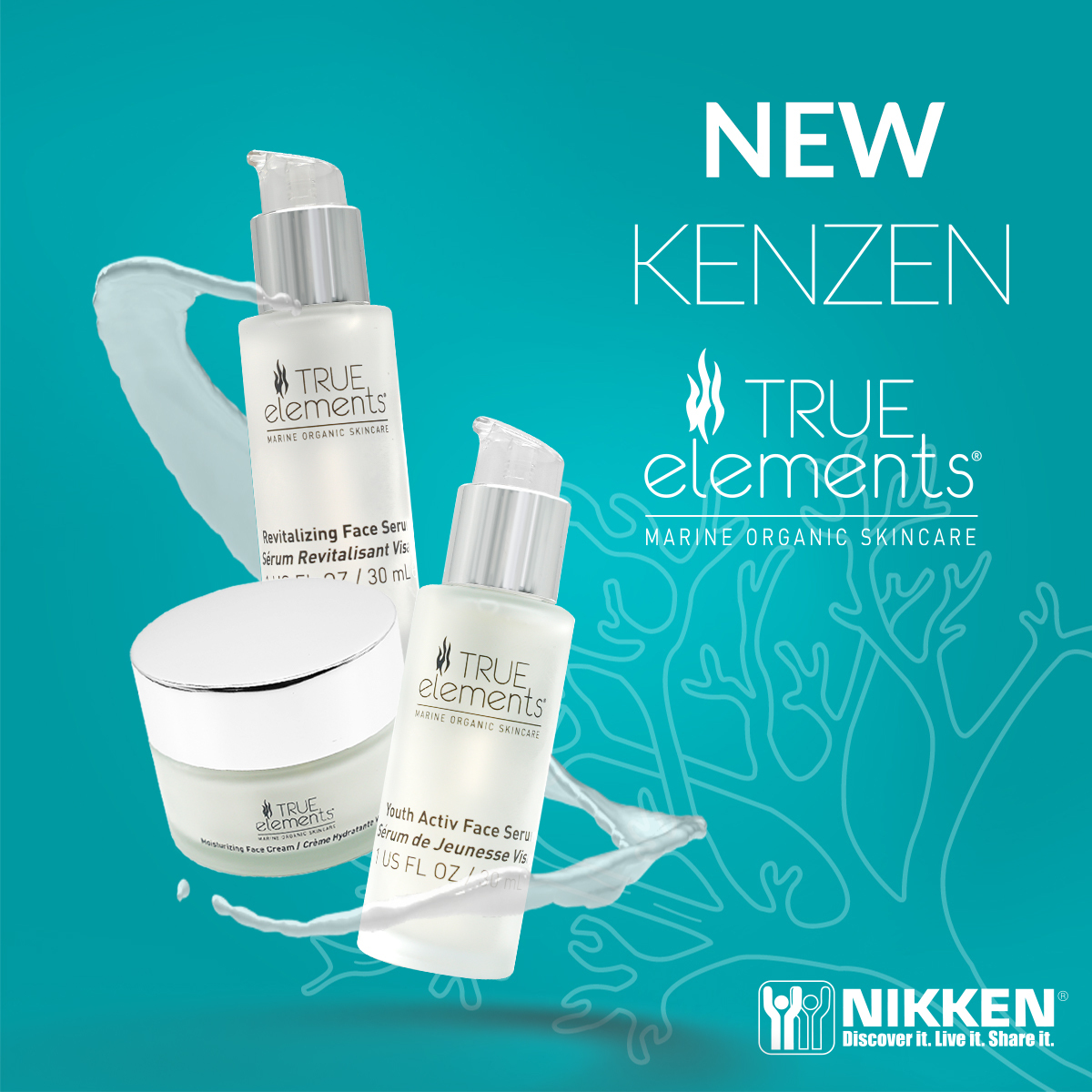 Introducing KENZEN True Elements® Marine Organic Skin Care – Active ...